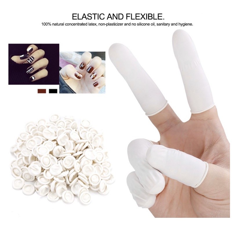 (Ready Stock)800pcsWhite finger cover disposable latex finger cover ...
