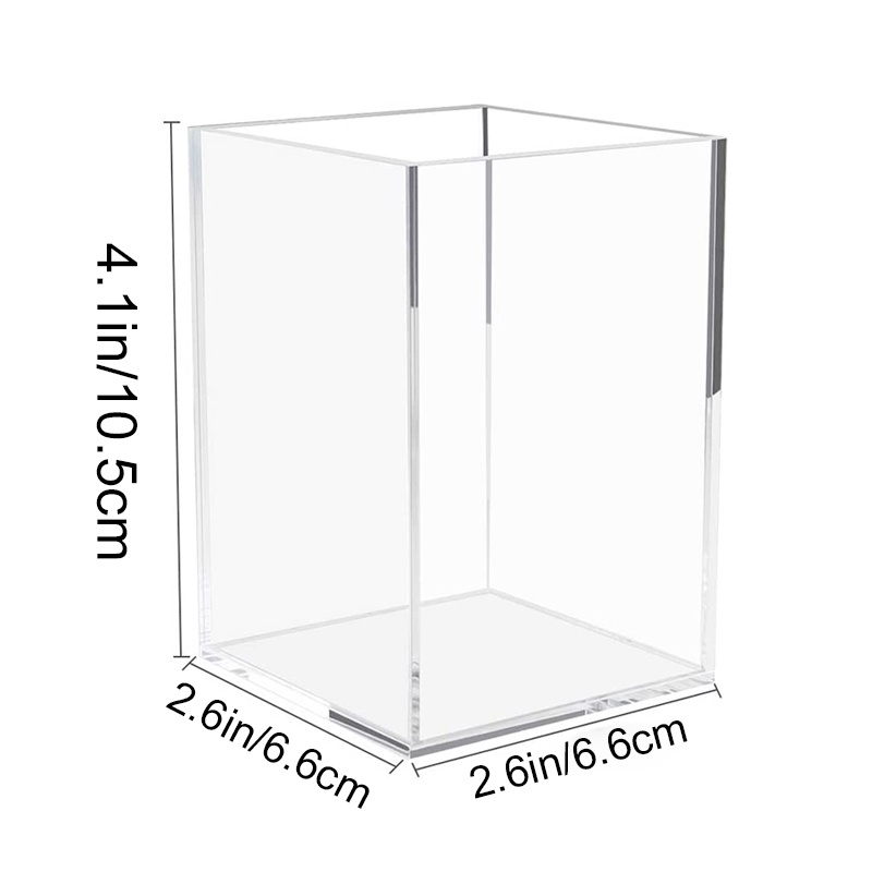 Pen Holder Clear Acrylic Pencil Holder for Desk, Pencil Cups Desk ...