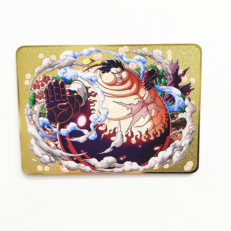 Card Collection One Piece Metal Card Anime Character Fan-Fiction Monkey ...