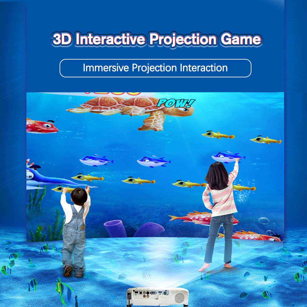 30inch to 400inch 4K 3D Hologram Interactive Whiteboard Advertising ...