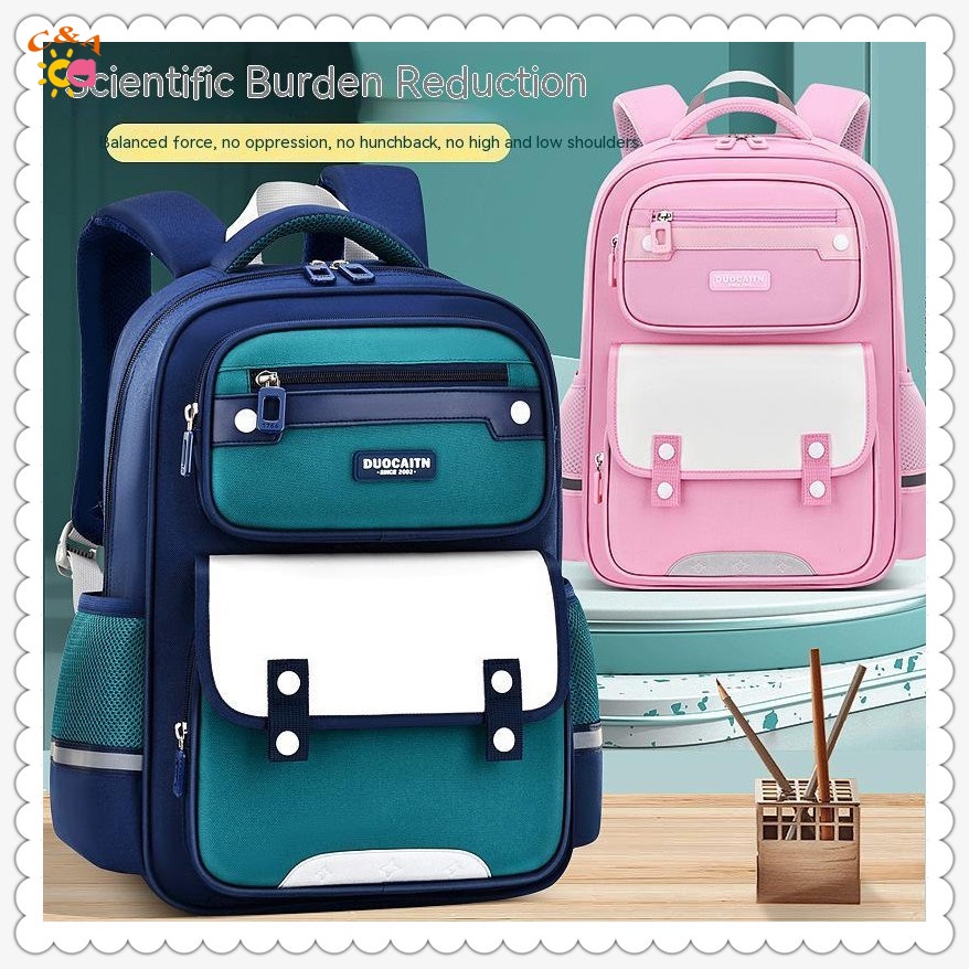 C&A 38/41cm Kids School Bag 1-6 Grade For Boys Grils Waterproof Large ...