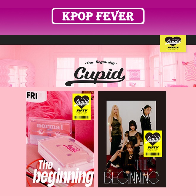 FIFTY FIFTY - The 1st Single [The Beginning: Cupid] Album CD Photobook ...