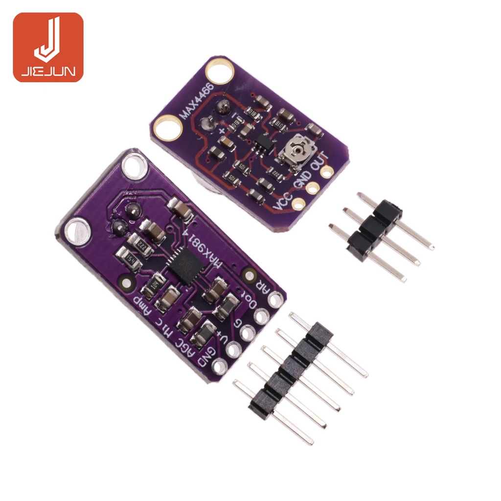 MAX9814 Microphone AGC Amplifier Board Sound Sensor Module Auto Gain ...