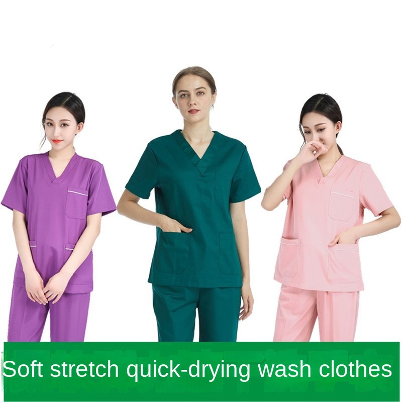 Elastic quick-drying cotton, silk and hemp blended wash clothes, doctor ...