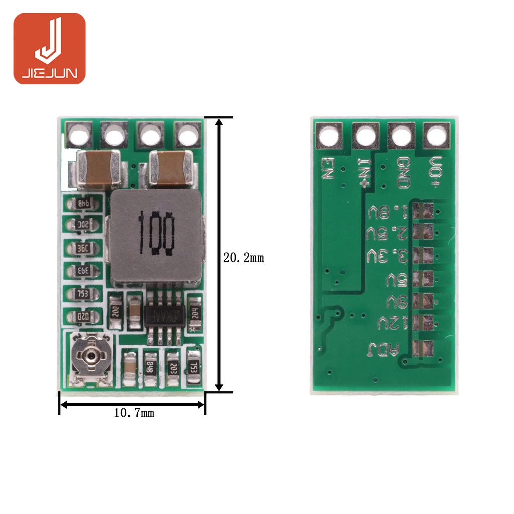 10pcs Mini DC-DC Step-Down Power Supply Module 12-24V To 5V 3A Adjust ...