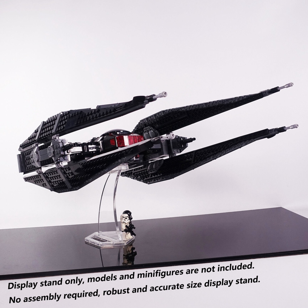 Display Stand for LEGO 75179 Kylo Ren`s TIE Fighter, stand only(Top:4×4 ...