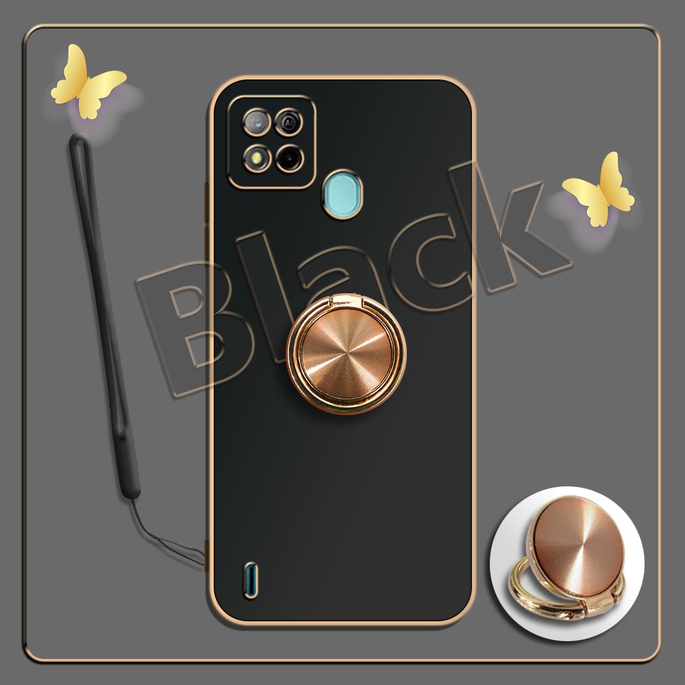 For Itel A57 A57 Pro Soft Silicone Electroplated Case With 360°Metal ...