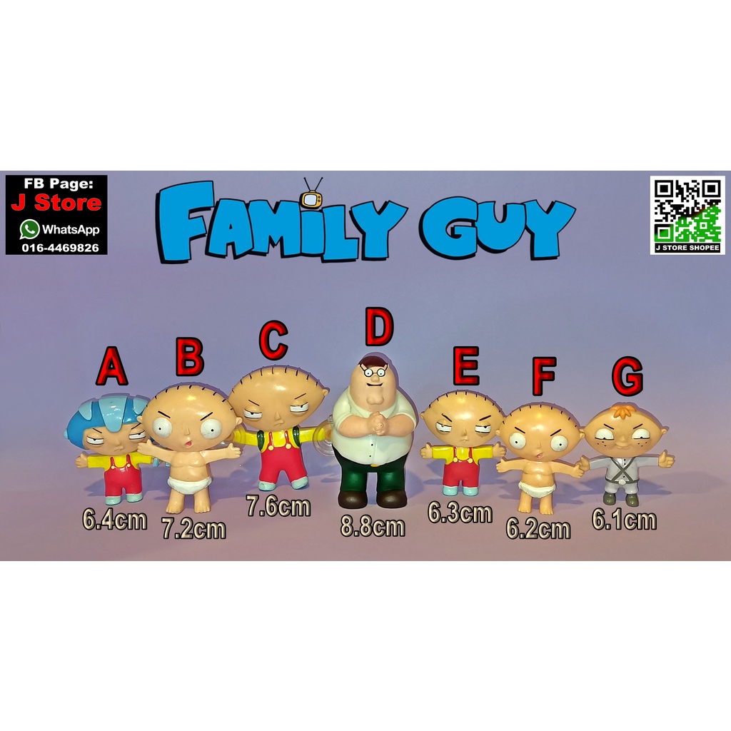 Family Guy figure 2 ( J Store ) | Shopee Philippines