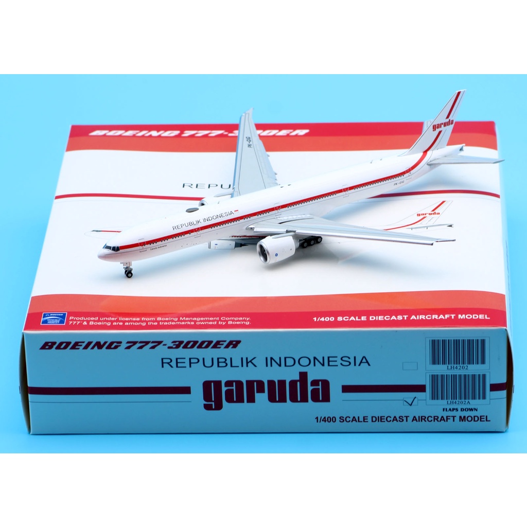 LH4202A Alloy Collectible Plane Gift JC Wings 1:400 Garuda Indonesia ...