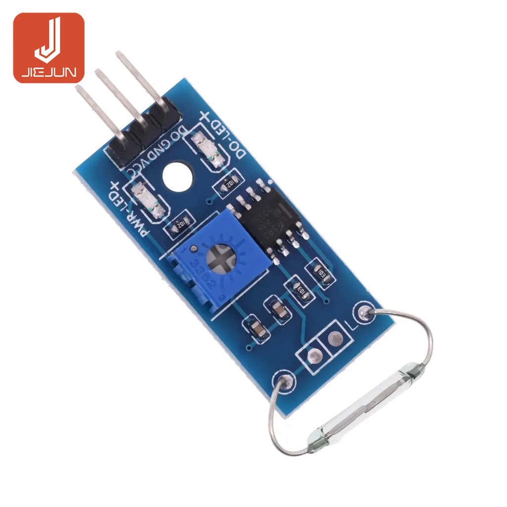 LM393 Reed Sensor Module Magnetron Module Reed Switch Magnetic Switch for arduino | Shopee ...