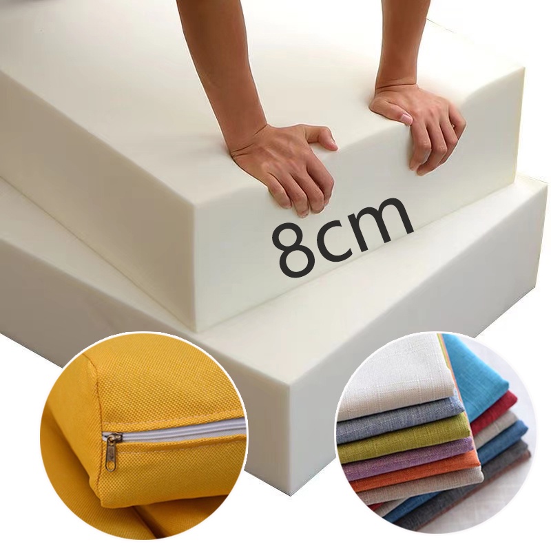 (Customizable)35/50D 3.2inch/8cm Thick Sponge Foam Cushion Single Sofa ...