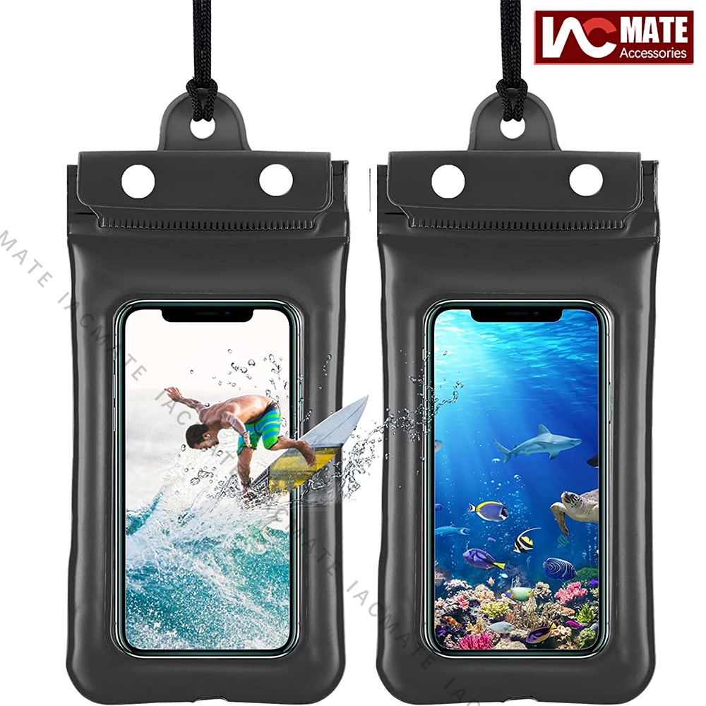 Waterproof Phone Pouch Floating Dry Bag Cellphone Case Up to 7'' with ...