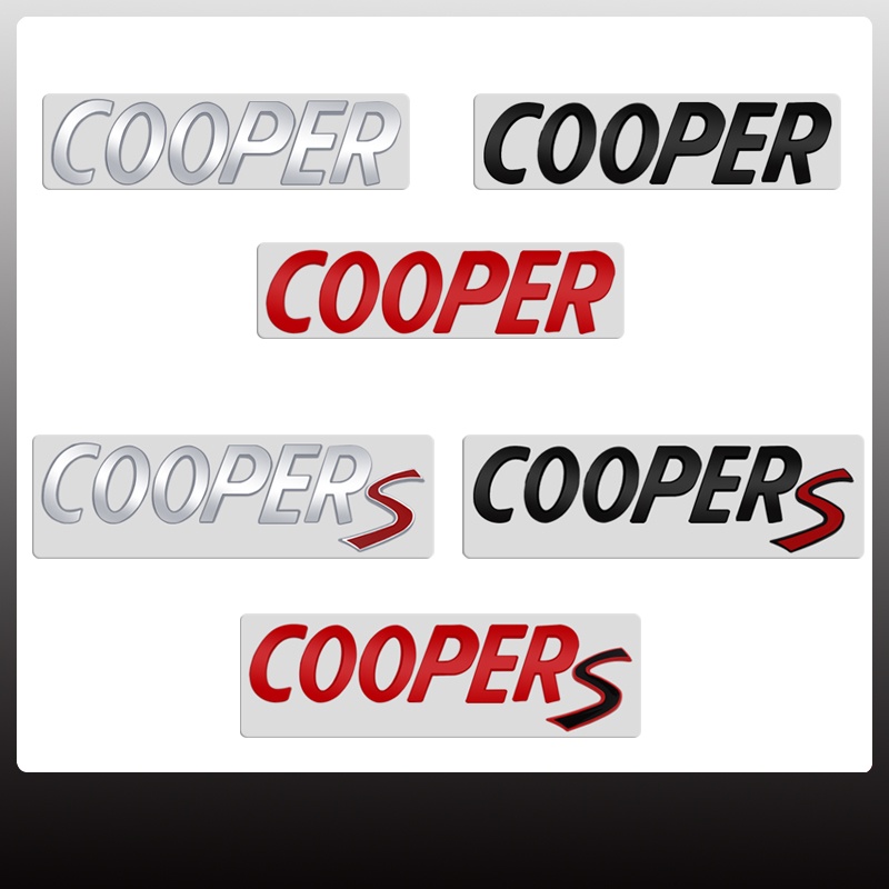 Auto Metal For MINI Cooper S Logo R60 R56 R57 R58 R60 F55 F56 ...
