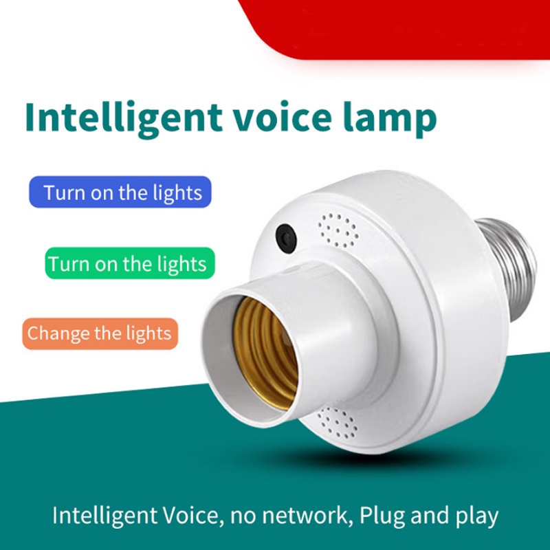 Voice control light Smart Voice Lampholder Switch control via voice Say ...