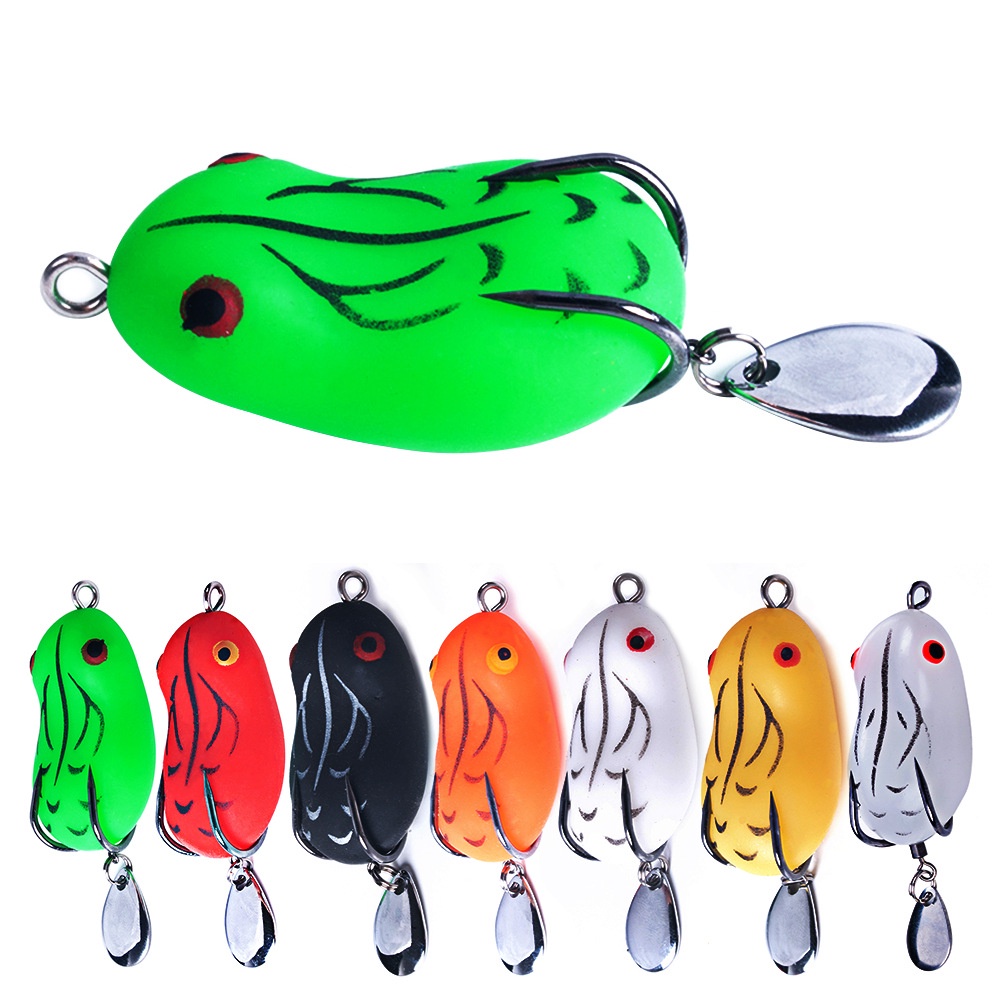 T Thunder Frog Lure Fishing Bait 4.2cm-8g Floating Small Tree With ...