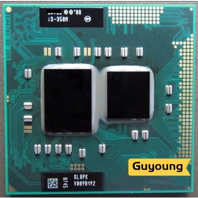 Core laptop I3-350m I3 350m Socket G1 CPU 3M Cache 2.26GHz Dual-Core ...