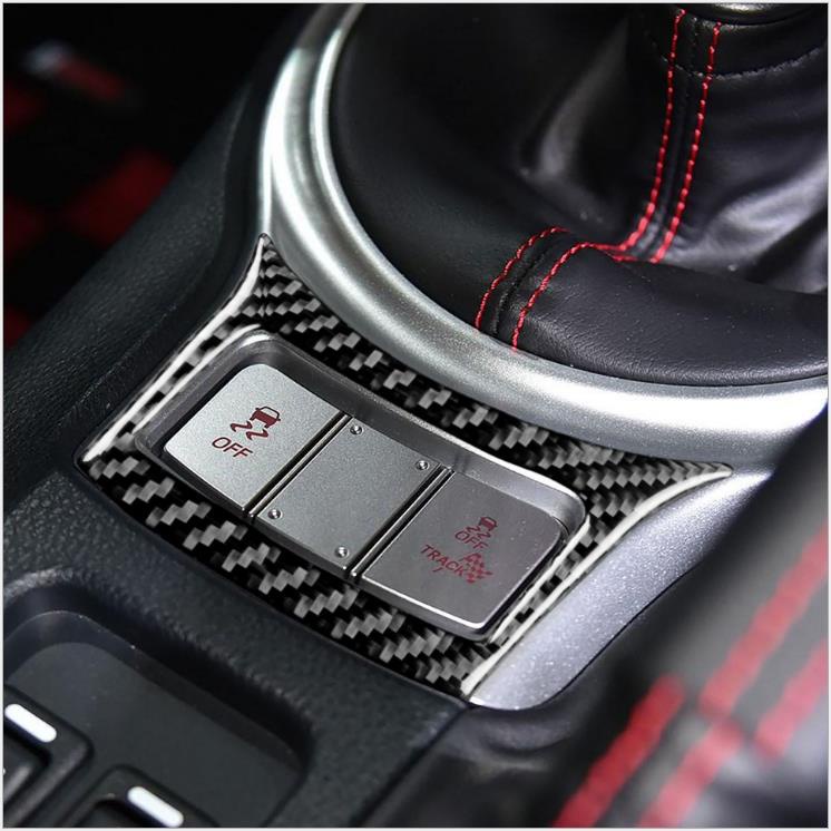 17-19 Toyota GT86 Subaru BRZ Gear Button Carbon Fiber Decorative ...