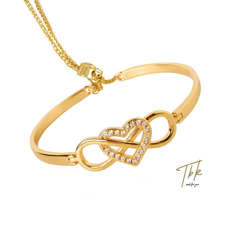 TBK 18k Gold Kurosuhato Friendship Bangle Bracelet Accessories for ...