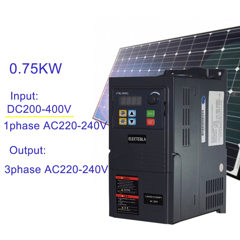 Solar Frequency Inverter 0.75KW to 5.5KW Three Phase 220V Water Pump ...