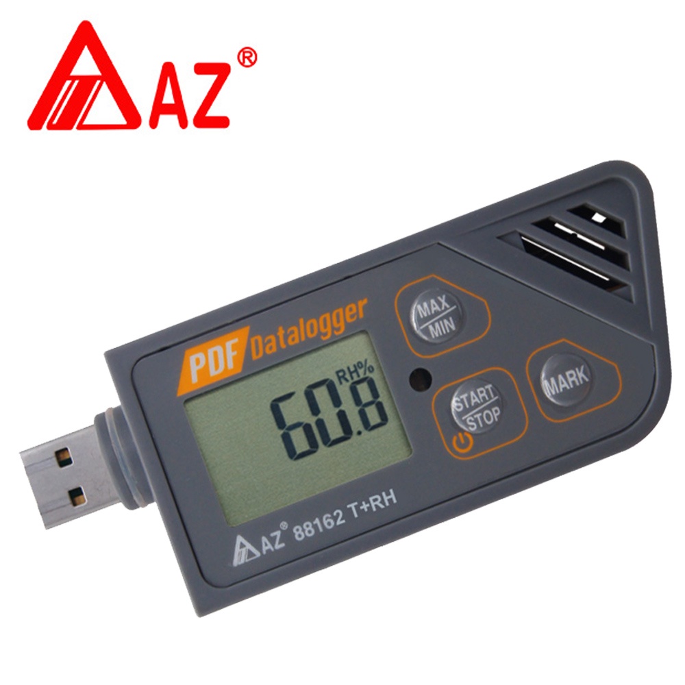 AZ88162 New Digital USB interface Temperature Humidity Recorder Hygro ...