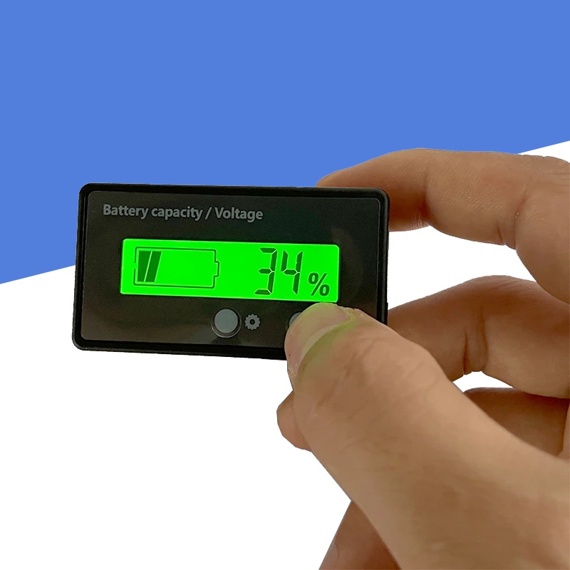Lithium battery voltage and power display can be used in battery box ...