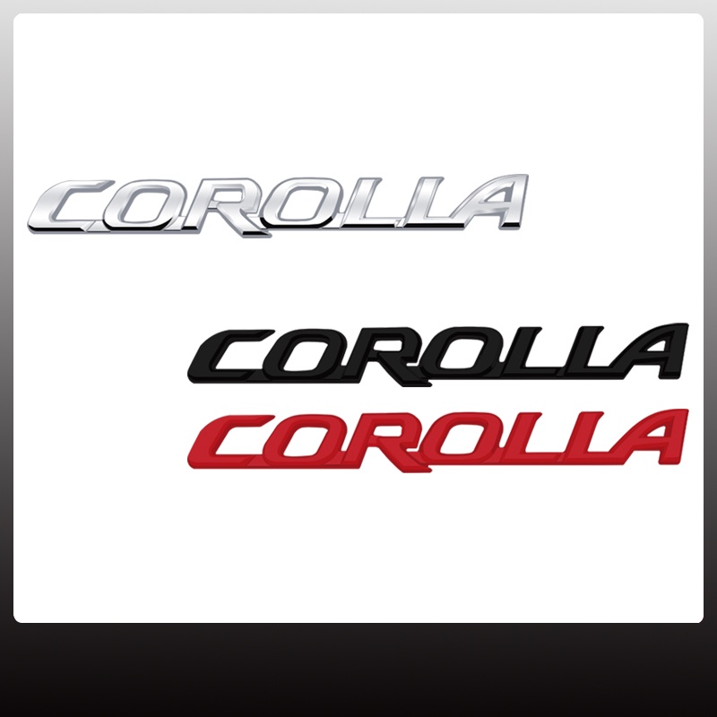 Metal Auto Accessories Car Rear Tail Trunk XLE Emblem Badge Letter ...