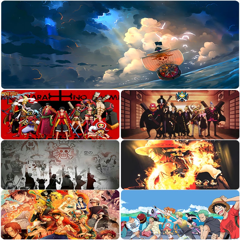 One Piece Mouse Pad Oversized Seaming Luffy Sauron Empress Ace Nami ...