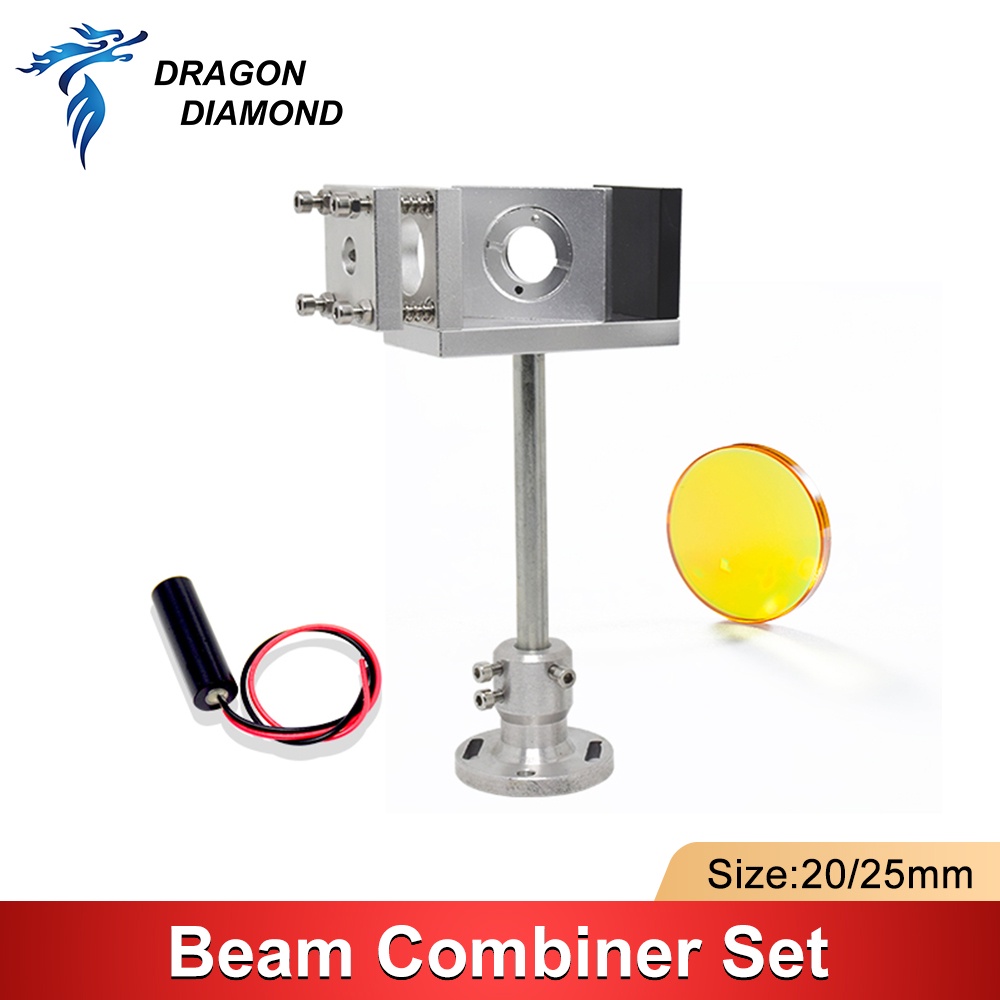 Dragon Diamond Beam Combiner Set 20/25mm ZnSe Laser Beam Combiner ...