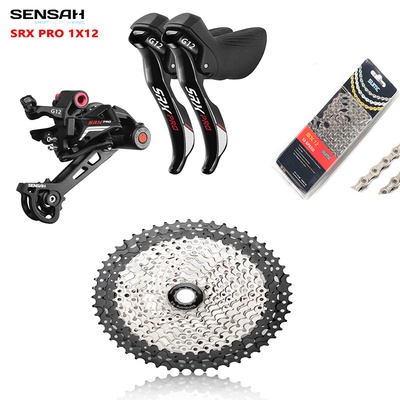 SENSAH SRX PRO1x12 Speed 12Speed Road bike Groupset Left Gear Shifter + Right Shifter + Rear ...