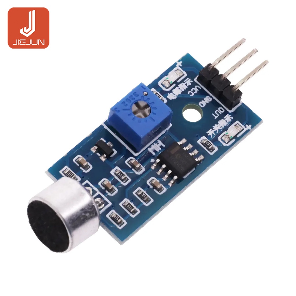 3Pin Voice Sound Detection Sensor Module Intelligent Smart Robot Helicopter Airplane Boart Car ...