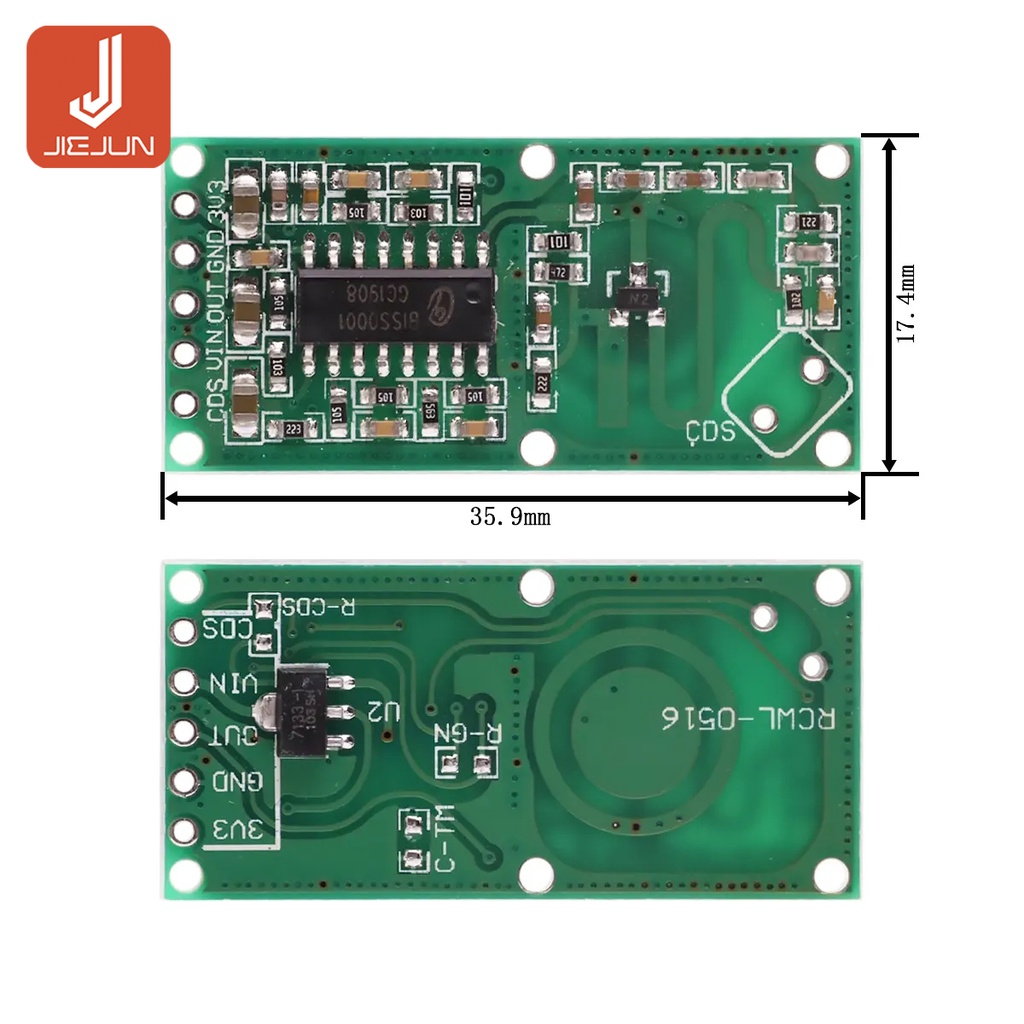 RCWL-0516 RCWL 0516 Microwave Radar Sensor Human Sensor Body Sensor ...