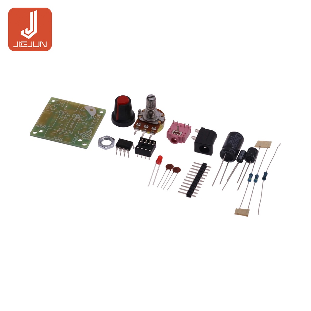LM386 Mini Audio Amplifier DIY Kit 3.5mm 3V-12V Power Amplifier Suite ...