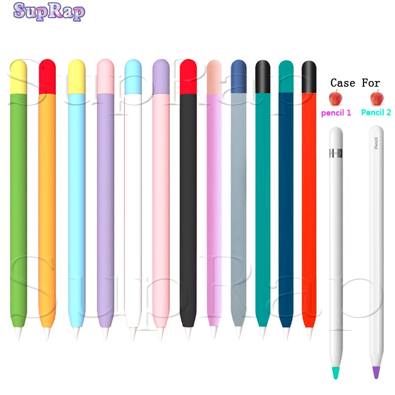 Case For Apple Pencil 2 1 Gen Tablet Stylus Body Sleeve Soft Silicone ...