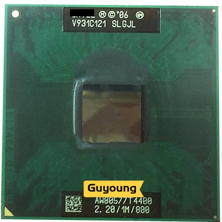 T4400 Pentium CPU T4400 1M Cache 2.20GHz 800MHz FSB 35W PGA478 laptop ...