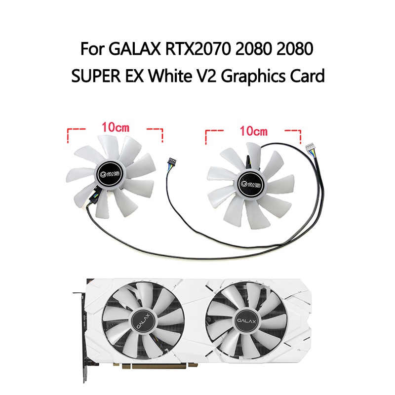 VGA Cooling Fan for GALAX RTX2070 2080 2080 SUPER EX White V2 Graphics ...