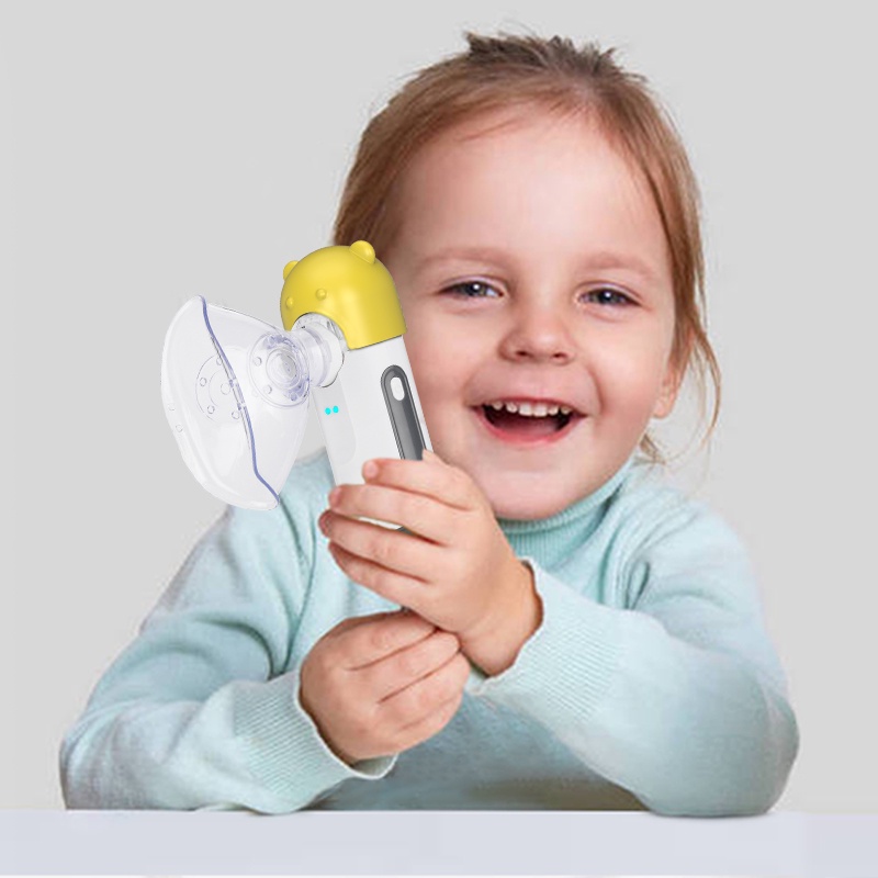 Ultrasonic Nebulizer Machine Portable Steam Inhaler Mesh Nebulizer Kids ...