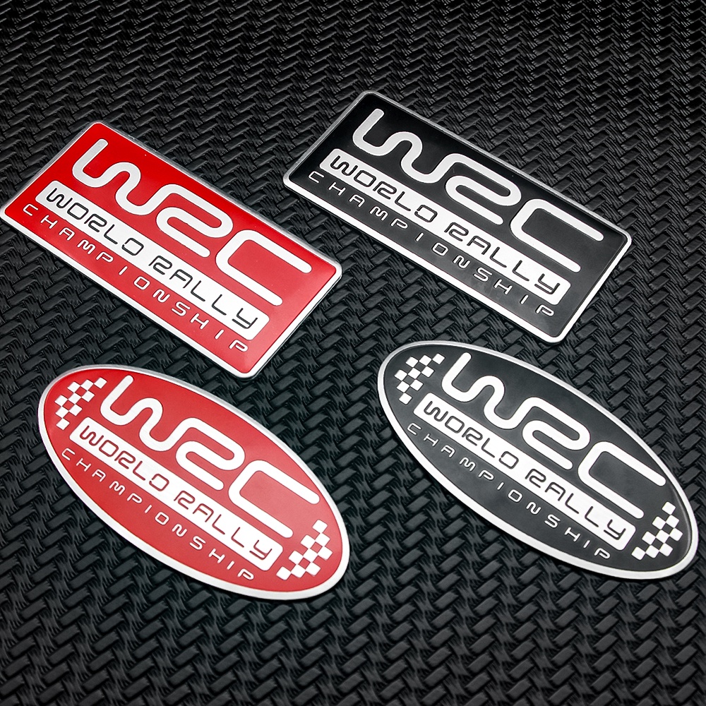 Car Styling 3D Aluminum Emblem Sticker World Rally Championship Racing ...