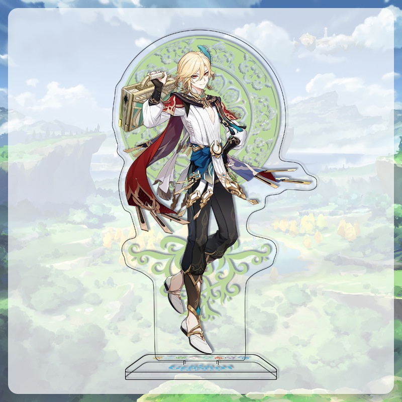 Genshin impact stand Kaveh Baizhu Stand Genshin impact Acrylic Stand ...