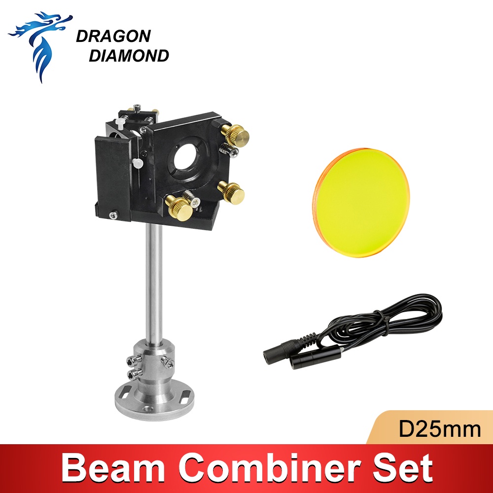 Dragon Diamond Beam Combiner Set 20/25mm Laser Beam Combiner +Mirror ...