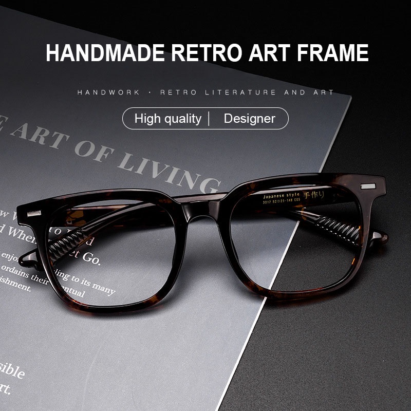 Fashion Handmade TR90 Glasses Frame Japanese Round Optical Eyeglasses ...