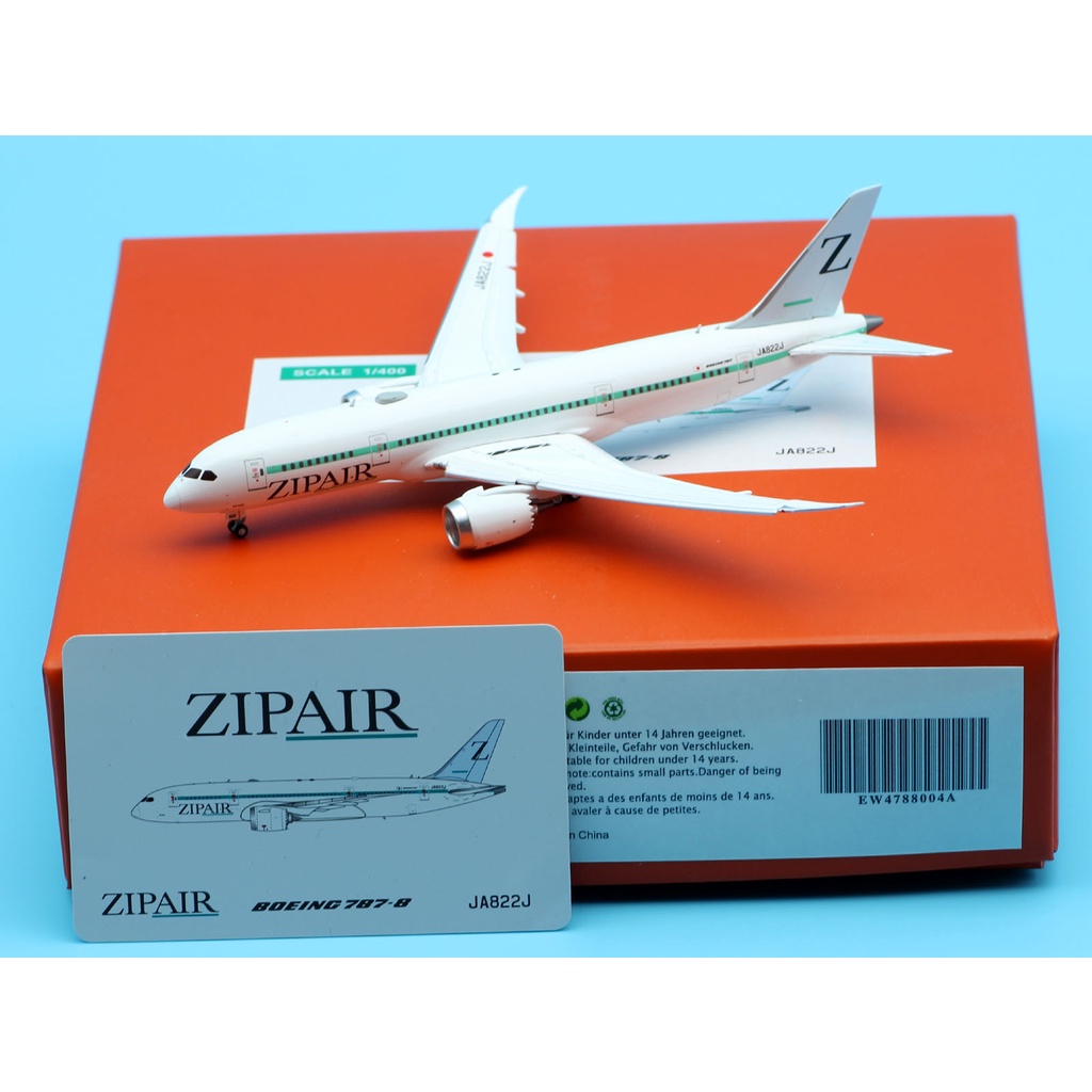 EW4788004A Alloy Collectible Plane Gift JC Wings 1:400 Zip Air ...