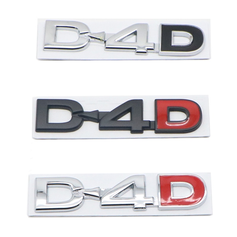 D4D D-4D Logo Car Sticker Emblem Badge Decal for Toyota COROLLA RAV4 ...