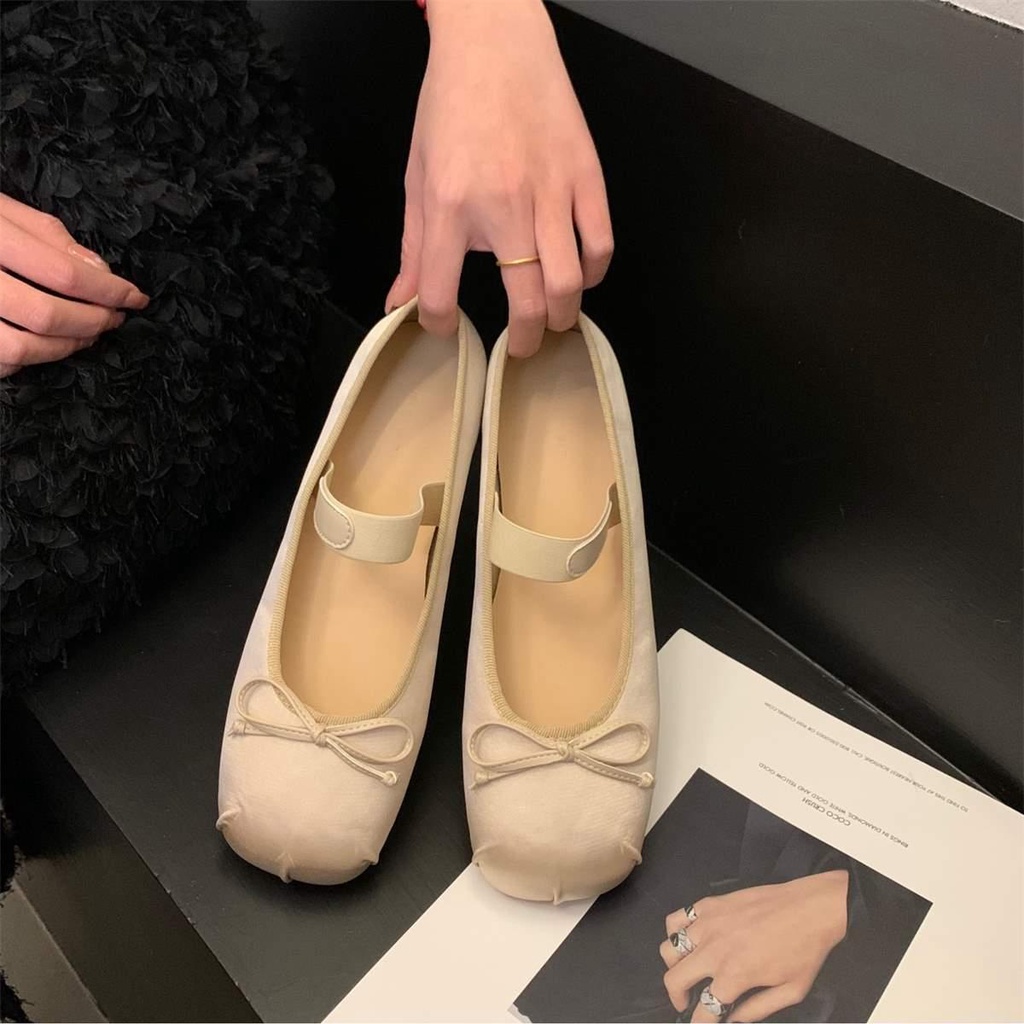Satin Doll Shoes for Women 2023 Spring New Arrivals Pink Ballet Flats ...