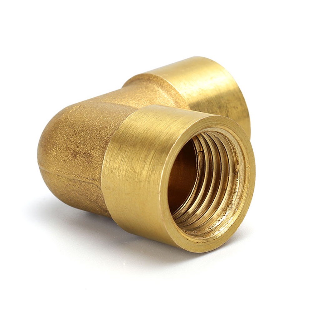 1/8" 1/4" 3/8" 1/2" 3/4" NPT 90 degree brass elbow pipe male female ...