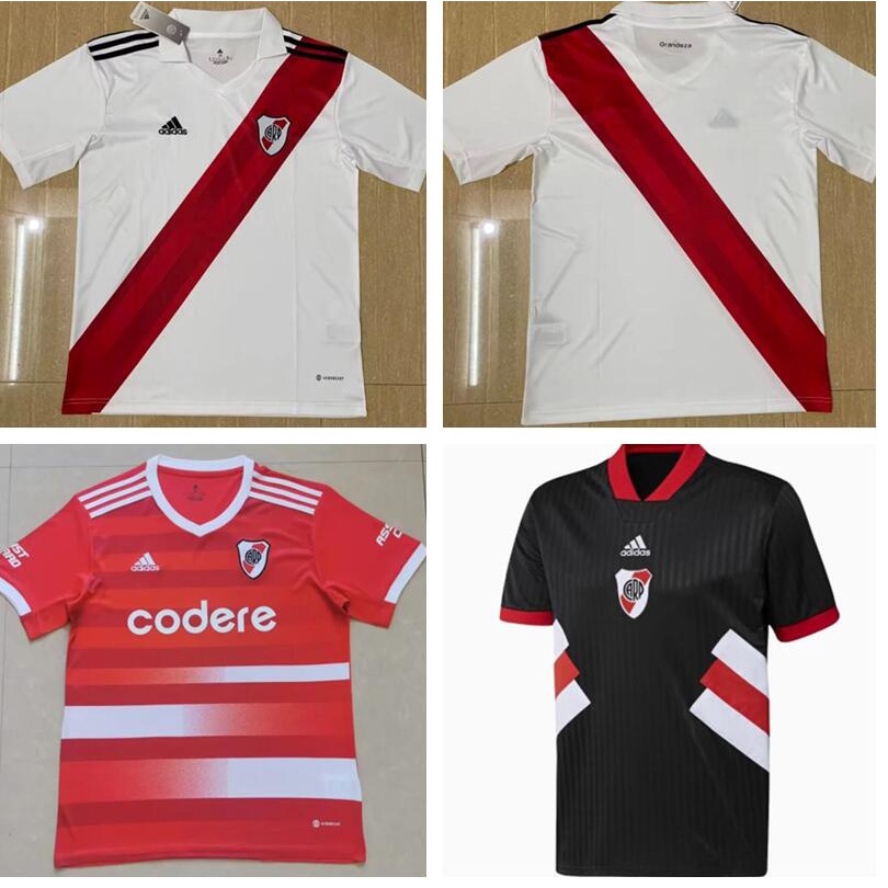 23/24 River Plate home football kit fans version soccer jersey | Shopee ...