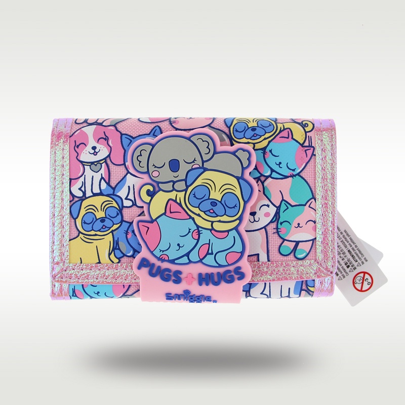 Australia smiggle children's wallet girls cute puppy pink coin purse ...