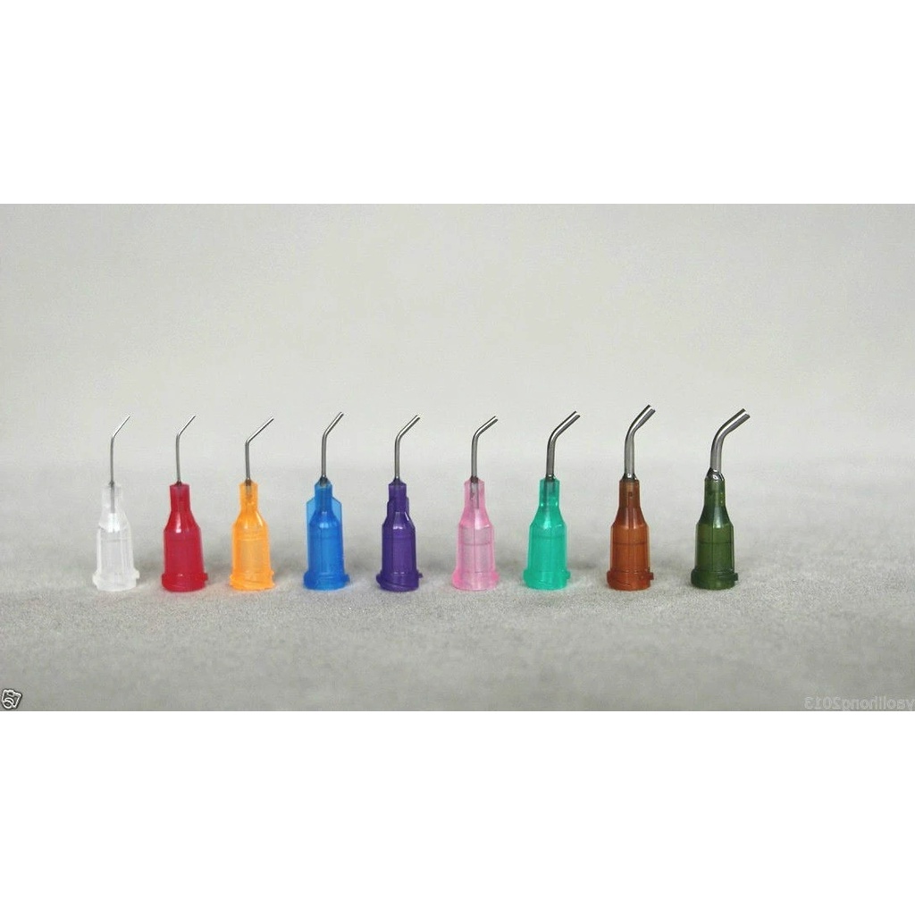 10pcs Mixed Blunt bended bent dispensing needles angled syringe needle tips tainless Steel Tips ...