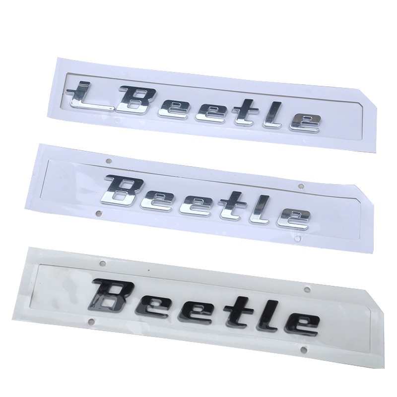 Vw Car Label Modified Beetle 13-20 Years Letter Label Matte Black Trunk ...