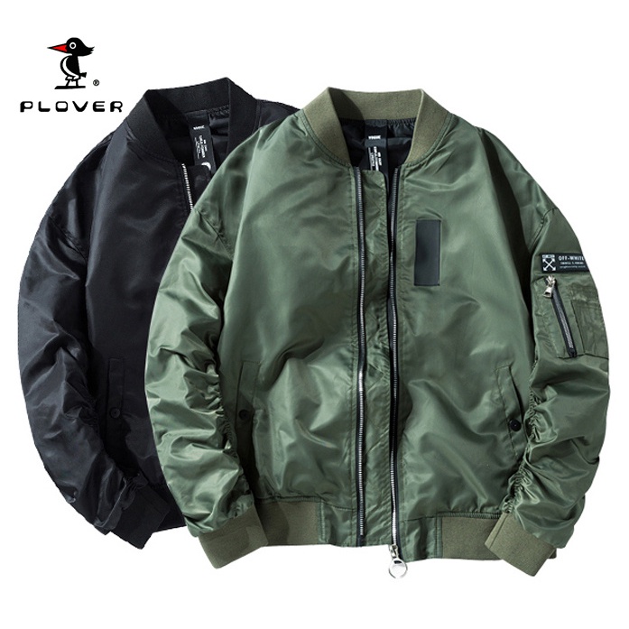 Jacket PLOVER American Vintage Bomber M-4XL Men Women Loose Baseball Uniform MA-1 | Shopee ...