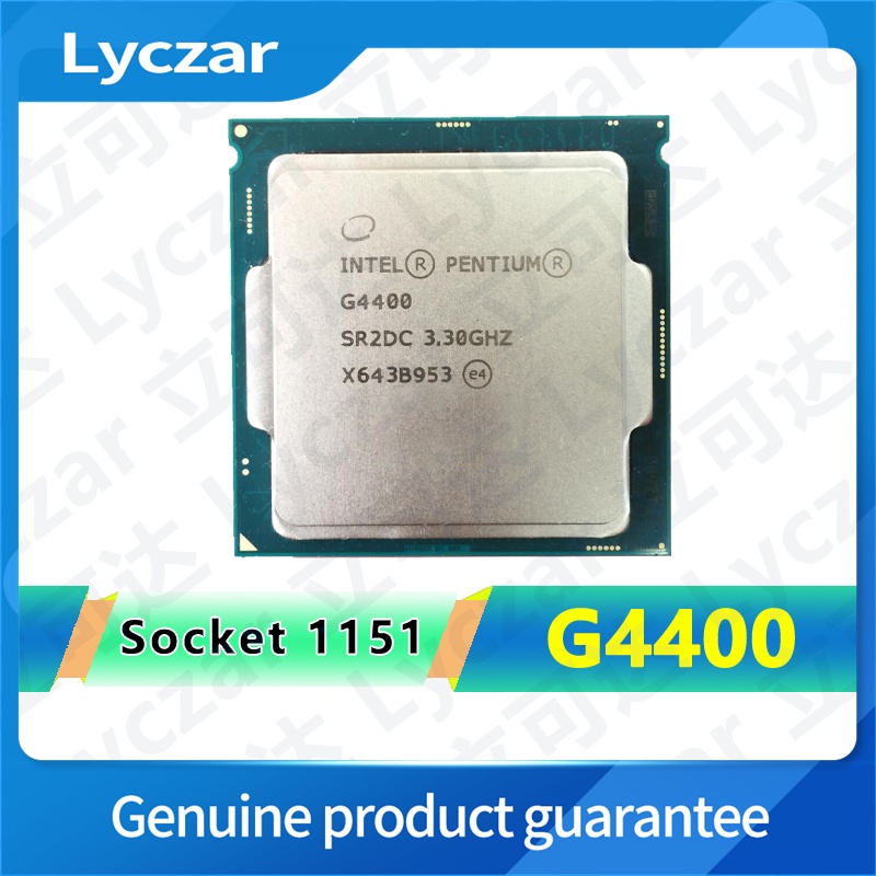 Intel Pentium G4400 Processor LGA 1151 3.3GHz 3M Cache Dual-Core 54W Lyczar Desktop CPU | Shopee ...